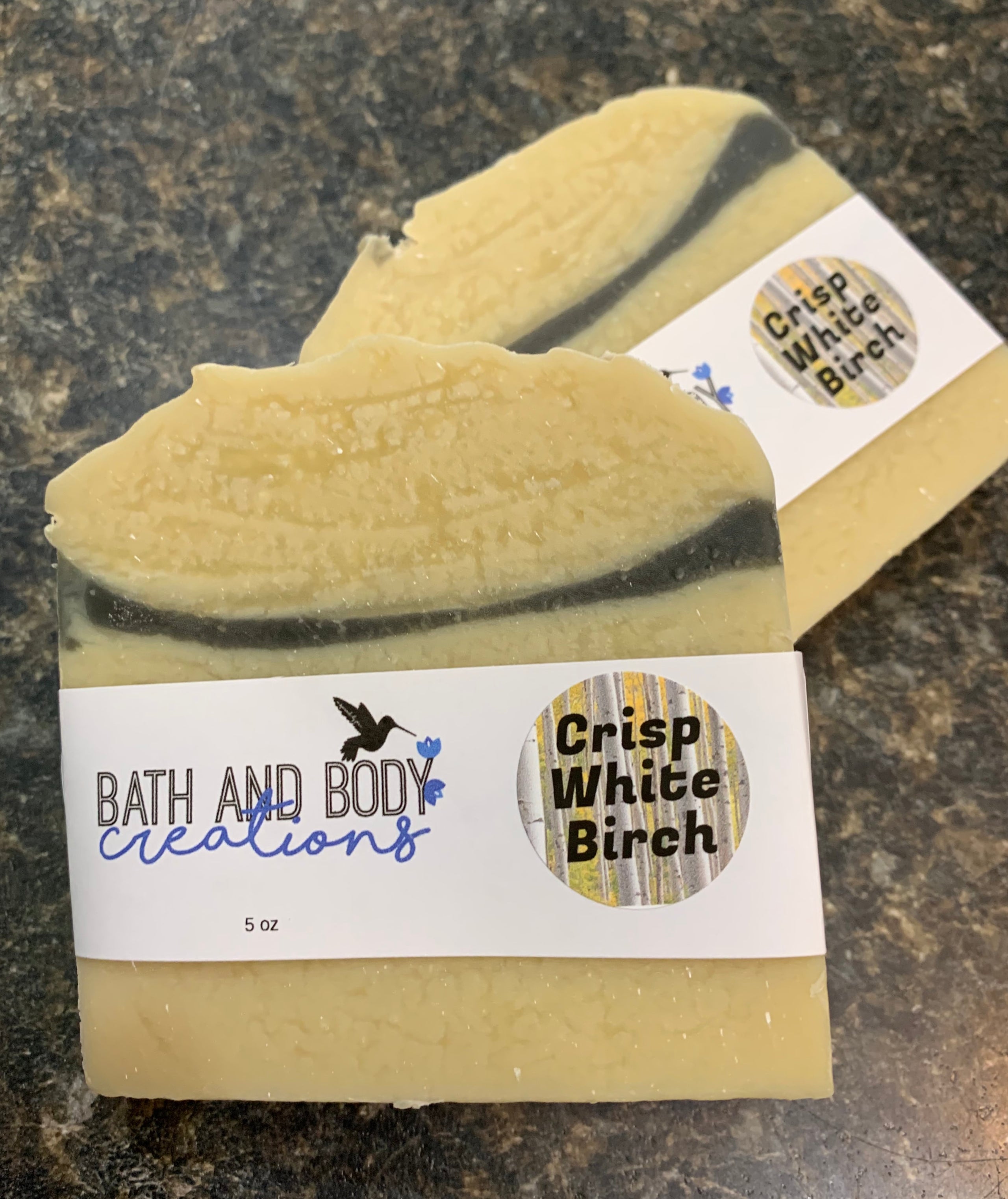 Crisp White Birch Moisturizing Handmade Soap Bar | Bath and Body ...